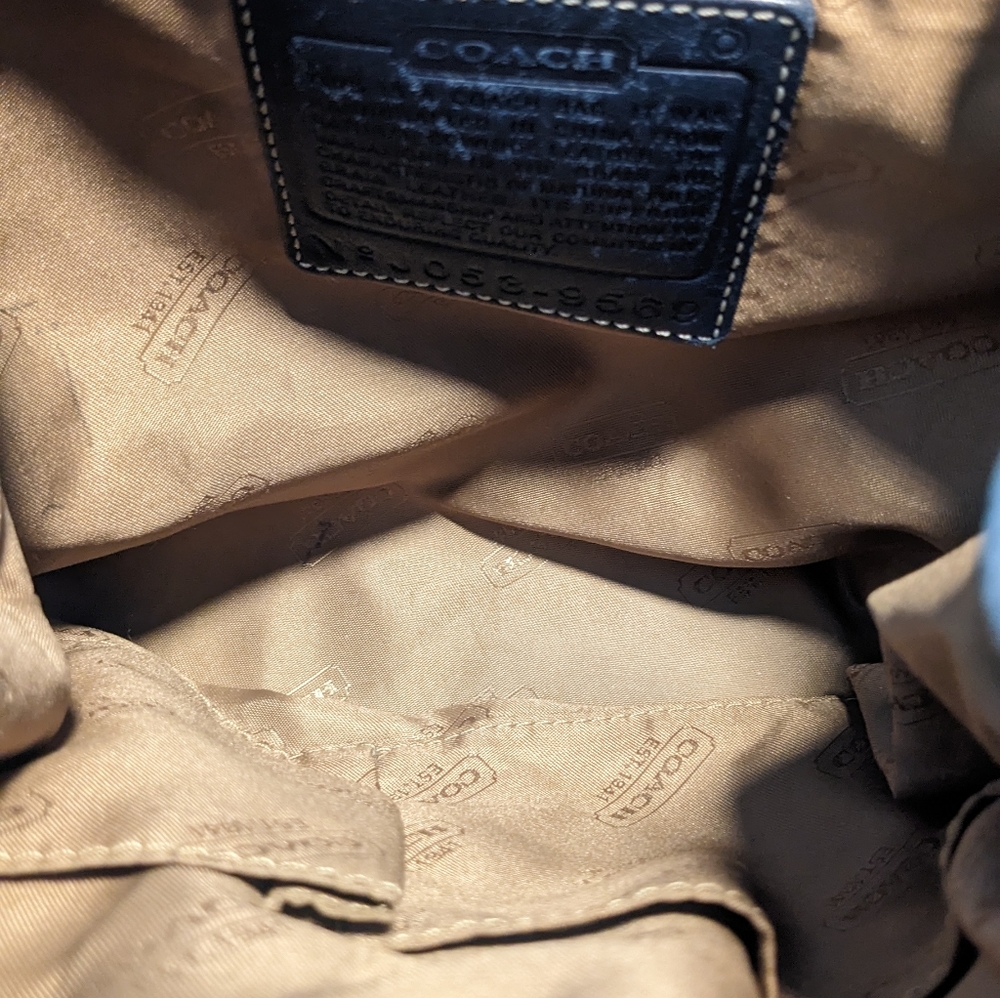 Coach Vintage Legacy Leather Color Block Backpack Boo… - Gem